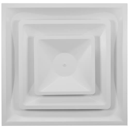 50505 - Hart & Cooley 50505 - 4-Way Steel Ceiling Diffuser w/ 12 ...