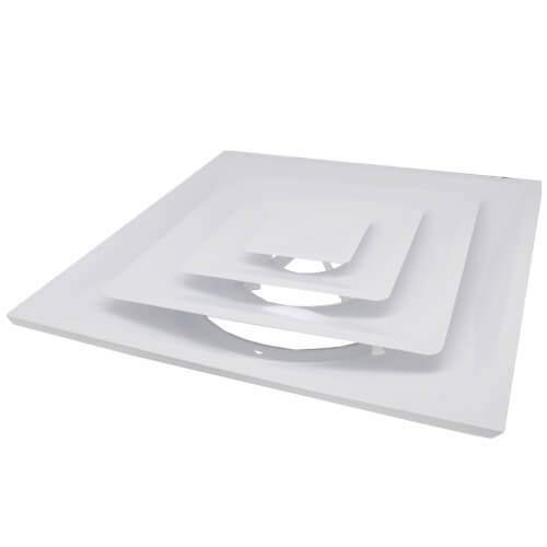 50513 - Hart & Cooley 50513 - Steel Fixed Pattern Diffuser w/ 14 ...