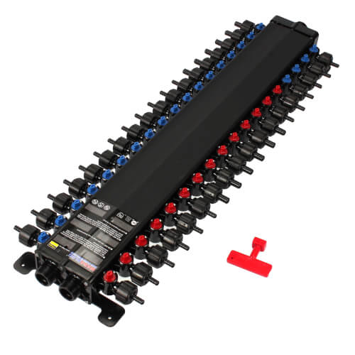 50636 - Viega 50636 - 1/2" / 3/8" 36 Port Combination Crimp MANABLOC