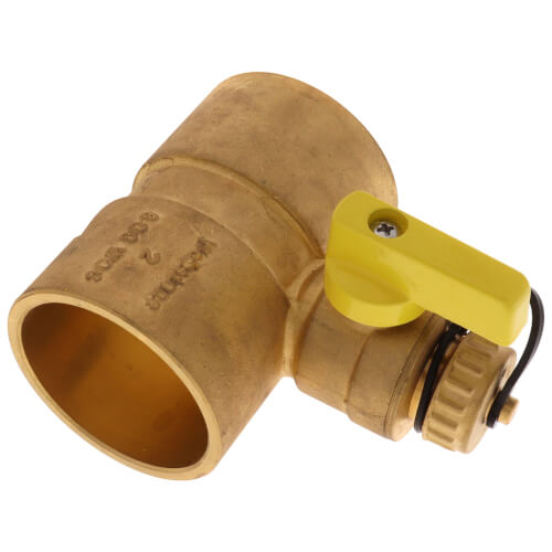 50677W - Webstone 50677W - 2" C x C T-Drain Valve (Lead Free)