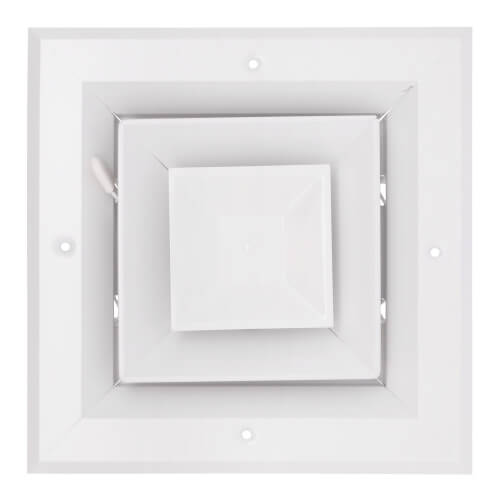 50715 - Hart & Cooley 50715 - 6" x 6" (Wall Opening Size) White Ceiling ...