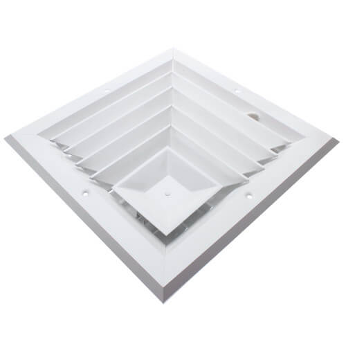 50721 - Hart & Cooley 50721 - 8" x 8" (Wall Opening Size) White 2-Way ...