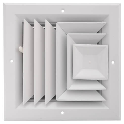 50738 - Hart & Cooley 50738 - 12" x 12" (Wall Opening Size) White ...