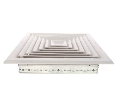 50744 - Hart & Cooley 50744 - 14" x 14" (Wall Opening Size) White ...