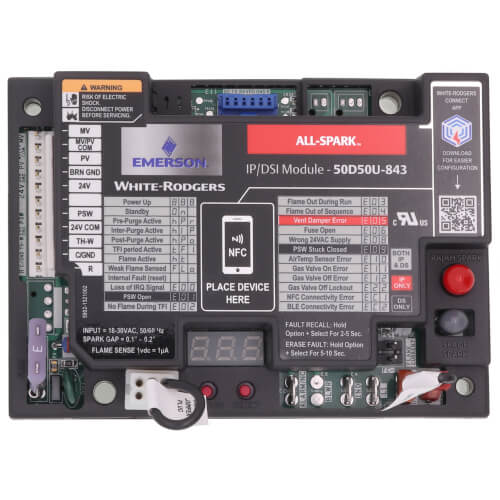 50D50U-843 - White Rodgers 50D50U-843 - All-Spark Universal ...