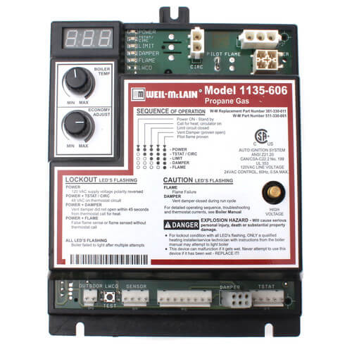 510-811-939 - Weil-McLain 510-811-939 - NG to LP Conversion Kit for CGA ...