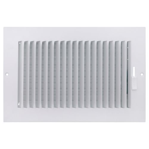 5111006WH - Bluefin 5111006WH - 10" x 6-1/2" Fin Steel Register 1-way ...