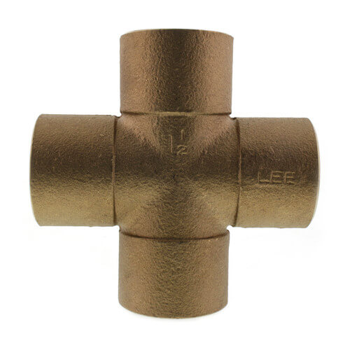51238 - Elkhart 51238 - 1-1/4" Cast Brass Cross (Lead Free)