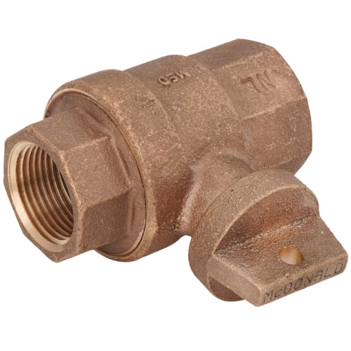 5129-174 - AY McDonald 5129-174 - 76101 1" FNPT Straight Ball Curb Stop ...