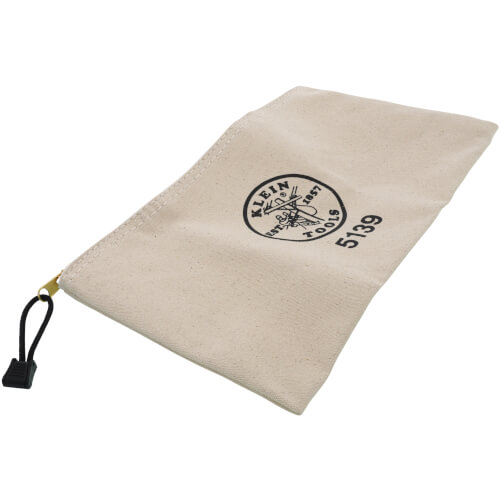 5139 - Klein Tools 5139 - 12-1/2" x 7" x 4-1/4" Zipper Bag Canvas Tool ...