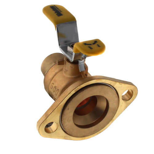 51404W - Webstone 51404W - 1" Sweat Uni-Flange Isolator Ball Valve w ...