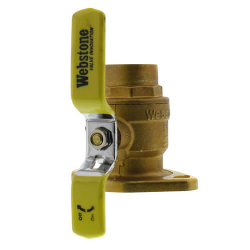 51405 - Webstone 51405 - 1-1/4" Swt Full Port Brass Uni-Flange Isolator ...