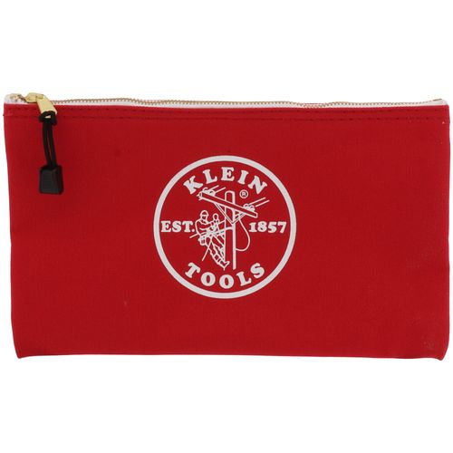 5141 - Klein Tools 5141 - 4-Pack Canvas Tool Pouches/Zipper Bags (Brown ...