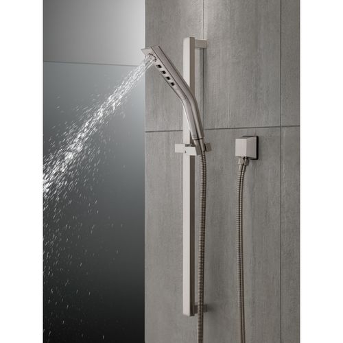 51799-SS - Delta 51799-SS - H2OKinetic 3-Setting Slide Bar Hand Shower ...