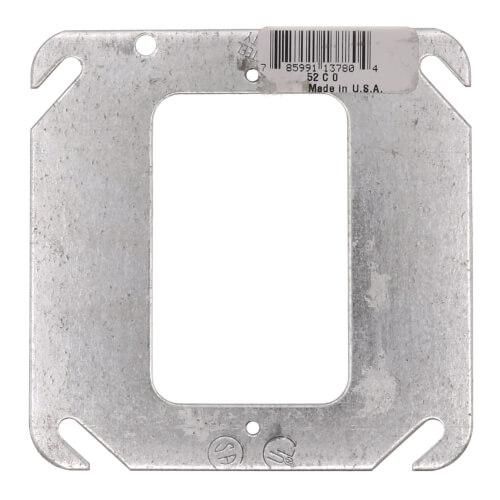 52-C-0 - Steel City 52-C-0 - 4" Steel Square Device Cover