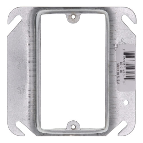 52-C-16 - Steel City 52-C-16 - 4" Steel Square Device Cover - 1-1/4" Raised