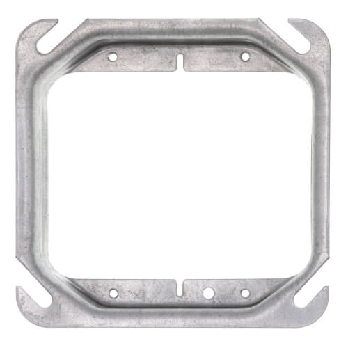 52-C-18 - Steel City 52-C-18 - 4" Two-Gang Steel Square Device Cover ...