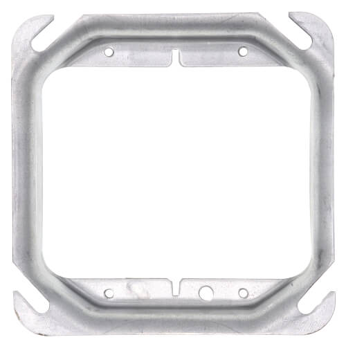 52-C-19 - Steel City 52-C-19 - 4" Two-Gang Steel Square Device Cover ...