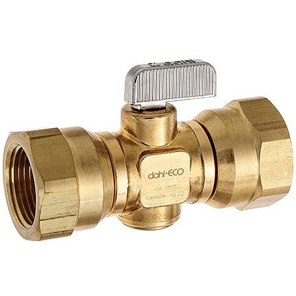 521-54-54 - Dahl 521-54-54 - 3/4" FIP In-Line Stop & Isolation Valve ...