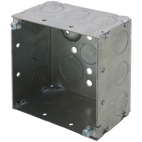 52171-1/2 - Southwire 52171-1/2 - 4" Square Drawn Box, 2-1/8" Deep w/ 1 ...
