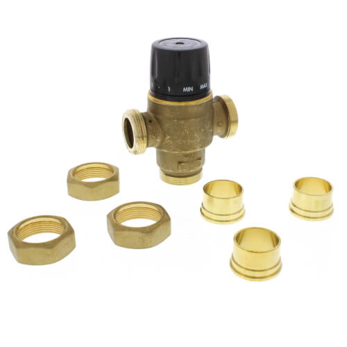 523178A - Caleffi 523178A - 1-1/4" Sweat High Flow Thermostatic Mixing ...