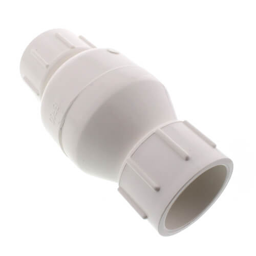 523S07 - Matco-Norca 523S07 - 1-1/2" PVC In-Line Check Valve w/ SS ...