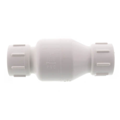 523T05 - Matco-Norca 523T05 - 1" PVC In-Line Check Valve w/ SS Spring ...