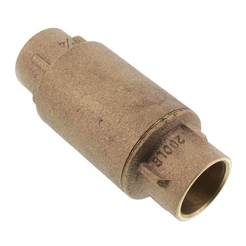 525C04LF - Matco-Norca 525C04LF - 3/4" C x C Bronze In-Line Check Valve ...