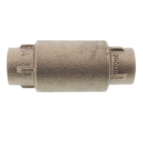 525C04LF - Matco-Norca 525C04LF - 3/4" C x C Bronze In-Line Check Valve ...