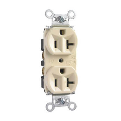 5362I - Pass & Seymour 5362I - Hard Use Spec Grade Duplex Receptacle ...