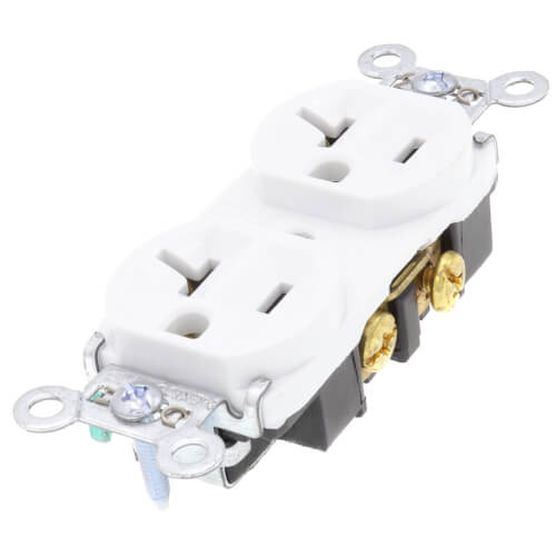 5362W - Pass & Seymour 5362W - Hard Use Spec Grade Duplex Receptacle ...