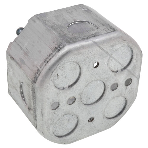 541711/2-25 - Steel City 541711/2-25 - 4" x 2-1/8" Deep Octagon Box w ...