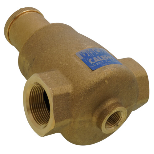 551007A - Caleffi 551007A - 1-1/4" NPT Female DISCAL Air Separator