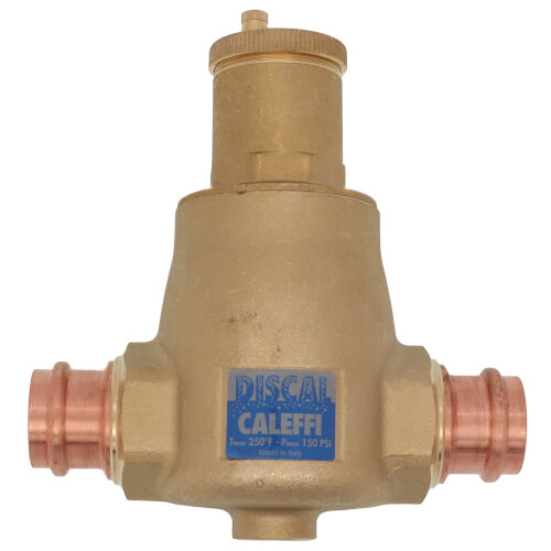 551067A - Caleffi 551067A - 1-1/4" Press DISCAL Air Separator
