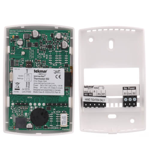 552 - Tekmar 552 - tekmarNet Thermostat - One Stage Heat