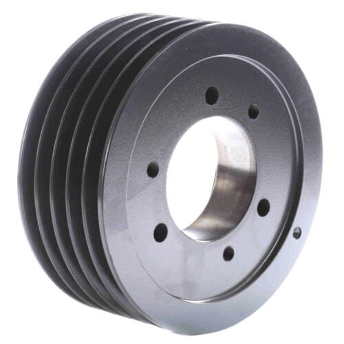 55V925E - Browning 55V925E - 5 Groove Cast Iron Q-D Sheave, 5V Belt, 9. ...
