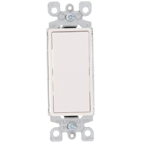 5603-2W - Leviton 5603-2W - 3-Way Decora Rocker Switch - White (15 Amp ...