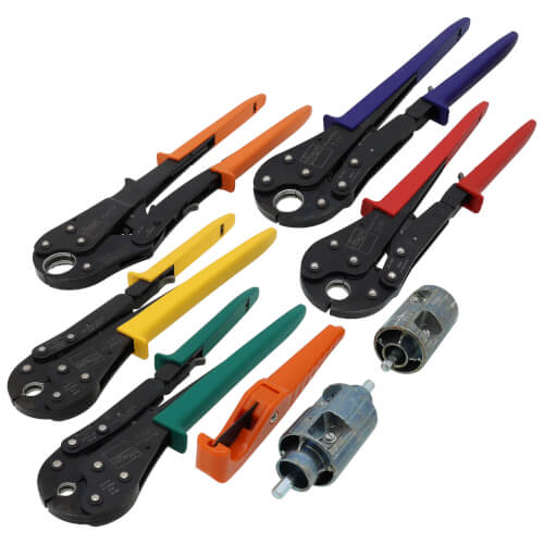 56030 - Viega 56030 - Complete PEX Press Tool Set (3/8", 1/2", 5/8", 3/ ...
