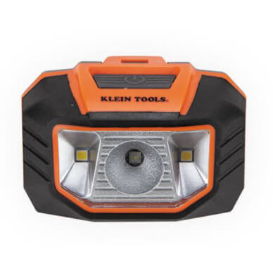 56220 - Klein Tools 56220 - LED Headlamp with Silicone Hard Hat Strap