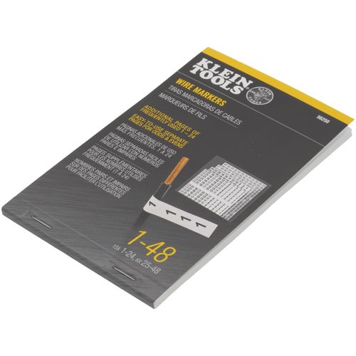 56250 - Klein Tools 56250 - Wire Marker Book, 1-48