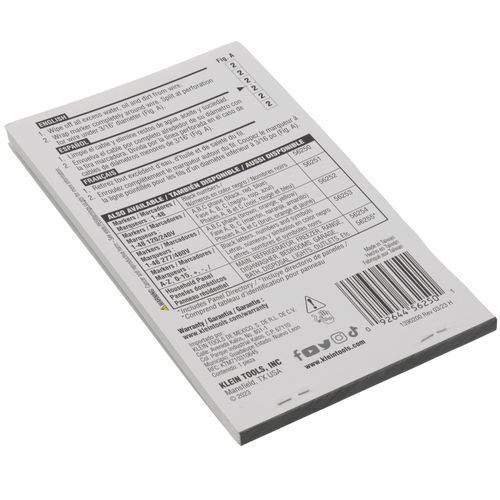56250 - Klein Tools 56250 - Wire Marker Book, 1-48
