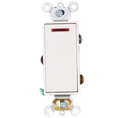 5628-2W - Leviton 5628-2W - Single-Pole Decora Plus Rocker Pilot Light ...