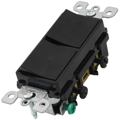 5634-E - Leviton 5634-E - Single-Pole Decora Double Rocker Combination ...