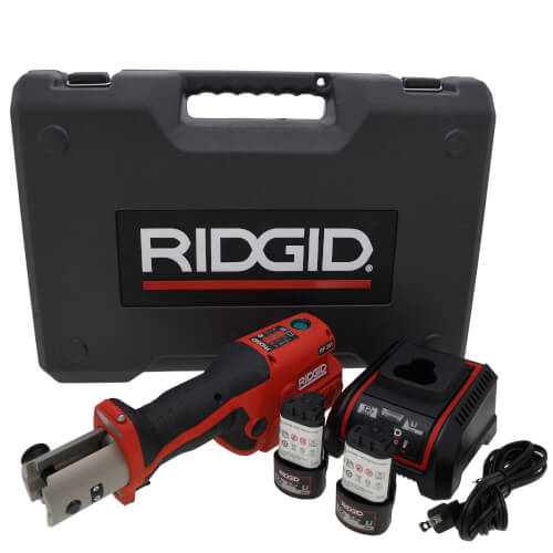 57383 - RIDGID 57383 - RP 241 Compact Press Tool Kit w/ (2) 12V ...