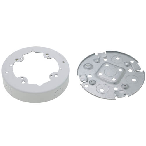 5738WH - Wiremold 5738WH - 4-3/4" Dia. Solid Base Fixture Box Fitting ...