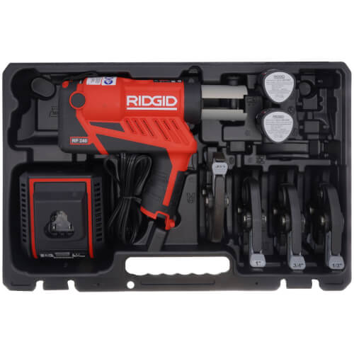 57398 - RIDGID 57398 - RP 240 Compact Press Tool Kit w/ 12v Batteries ...