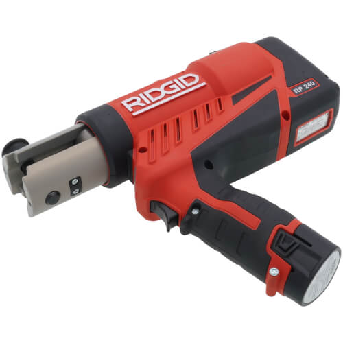 57398 - RIDGID 57398 - RP 240 Compact Press Tool Kit w/ 12v Batteries ...