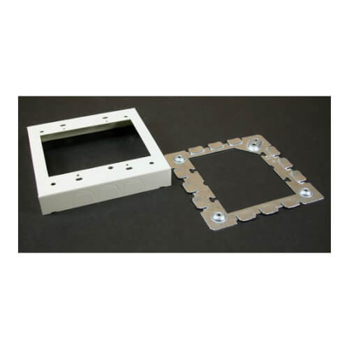 5751-2WH - Wiremold 5751-2WH - Double-Gang Flush Type Extention Adapter ...