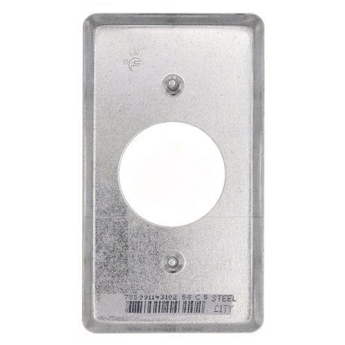 58-C-5 - Steel City 58-C-5 - 4" x 2-1/8" x 1/4" Raised Utility Box ...