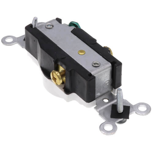 5821-W - Leviton 5821-W - Narrow Body Single Receptacle, 20A, NEMA 6 ...